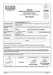 Electrical Enclosure Certificates | IP Enclosures NZ
